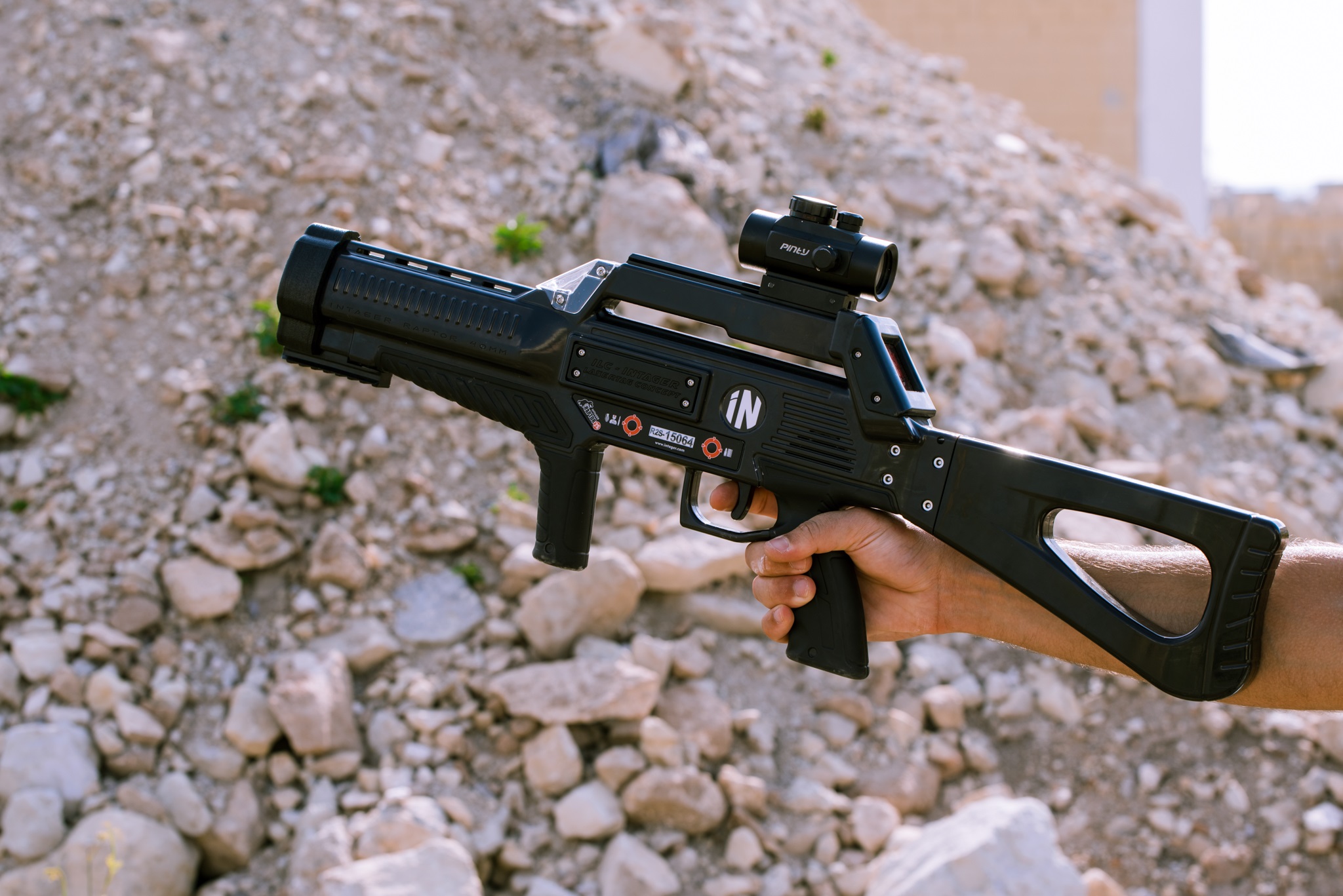 3D Printing from a 2D Scan. Custom 3D printed part for Laser Tag gun.